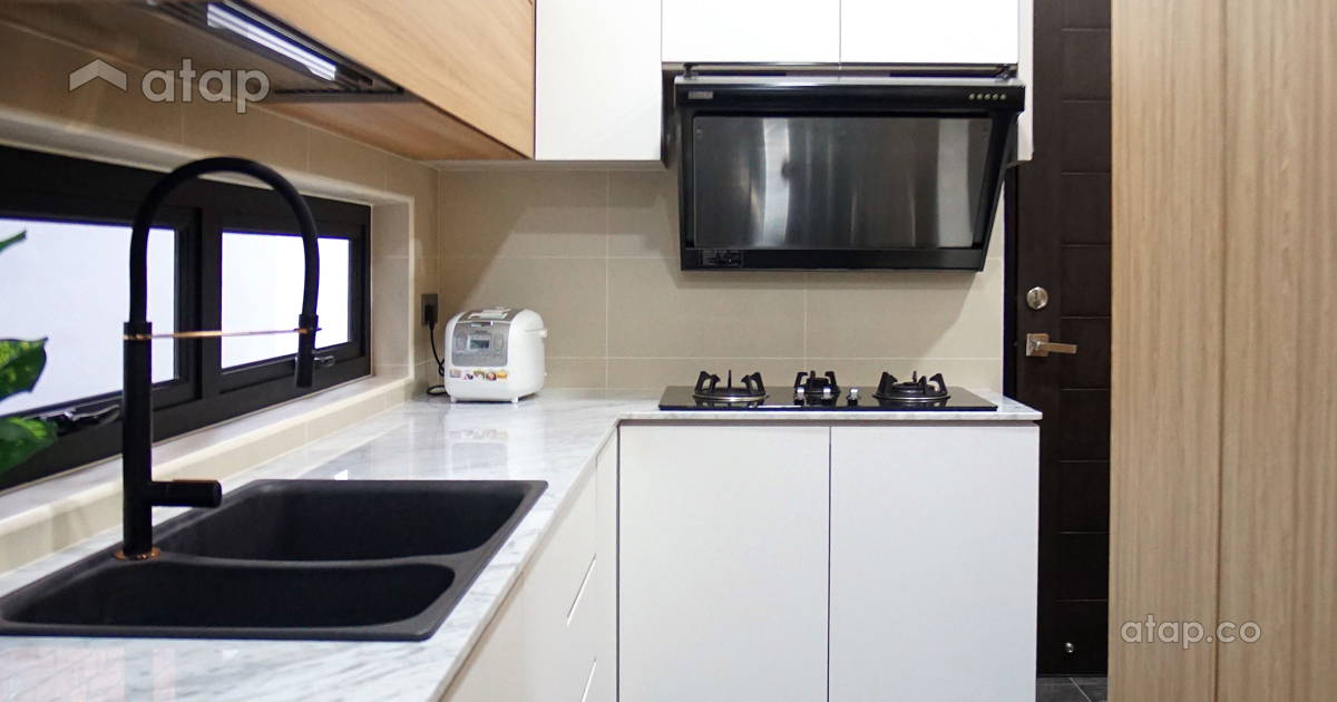 Contemporary Modern Kitchen semi-detached design ideas & photos ...