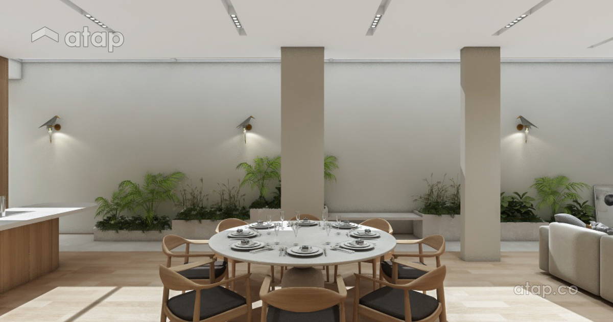Modern Zen Dining Room semi-detached design ideas & photos Malaysia ...