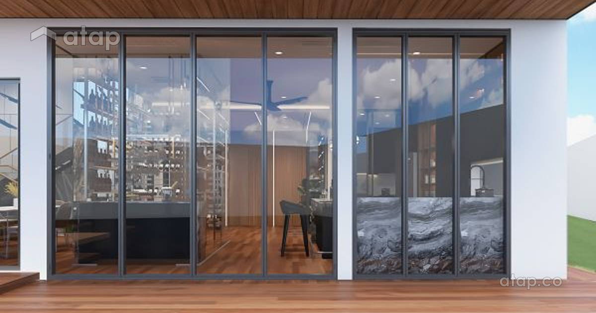 Balcony Exterior bungalow design ideas & photos Malaysia | Atap.co