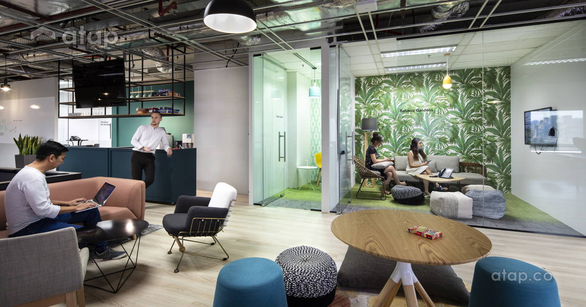 Minimalistic Modern Living Room Office skyscraper design ideas & photos ...