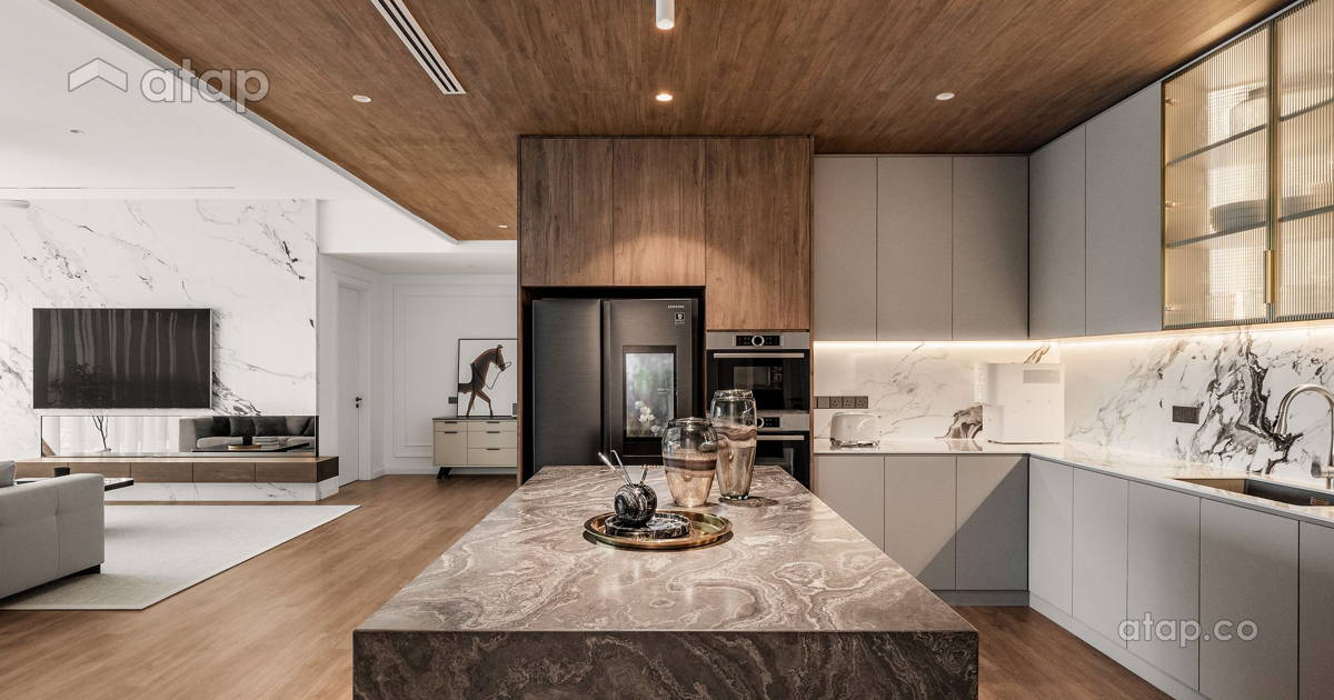 Minimalistic Modern Kitchen condominium design ideas & photos Malaysia ...