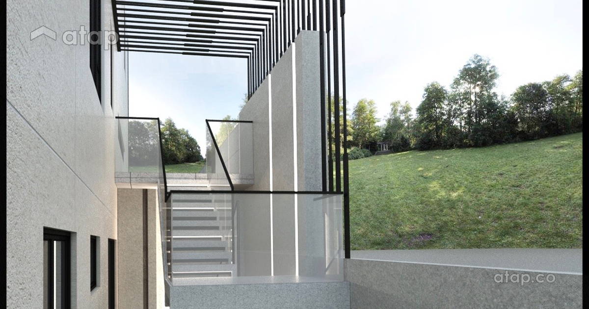 Contemporary Modern Exterior Garden terrace design ideas & photos ...