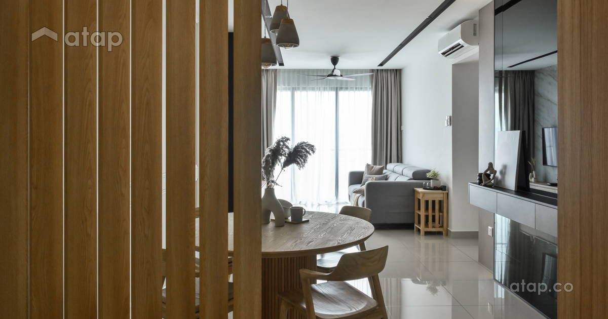 Contemporary Modern Dining Room condominium design ideas & photos Malaysia | Atap.co