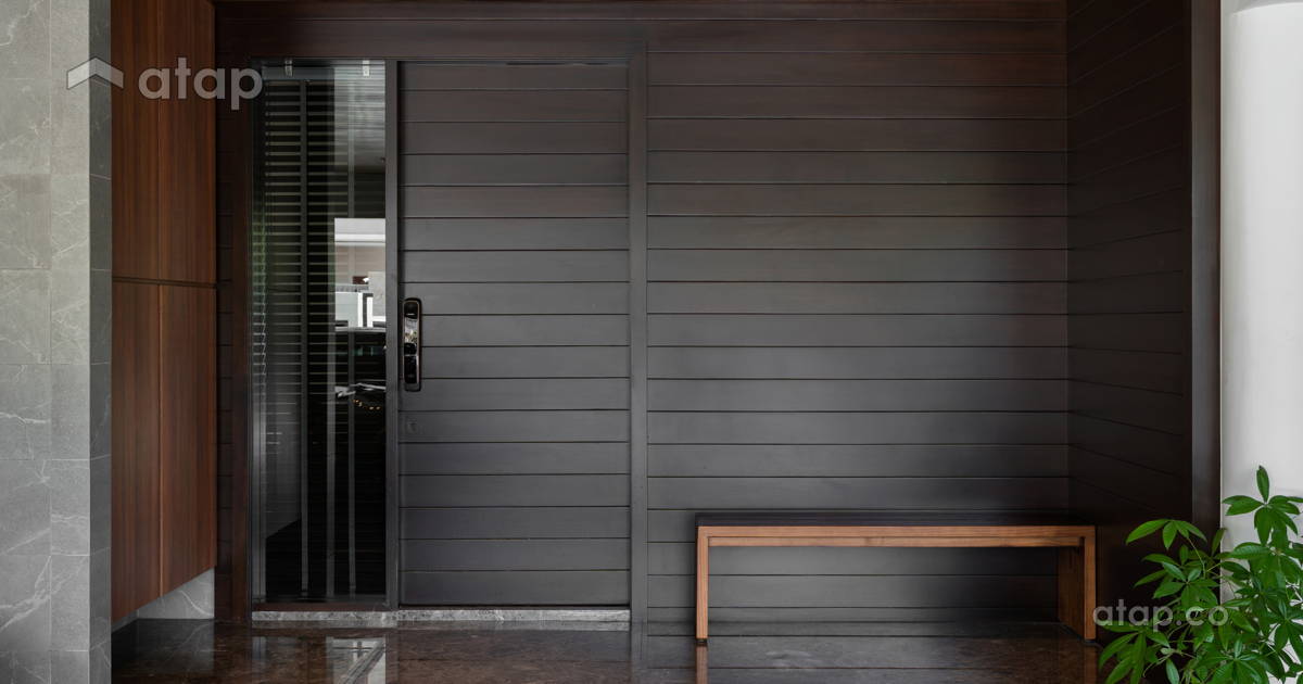 Minimalistic Modern Exterior semi-detached design ideas & photos ...