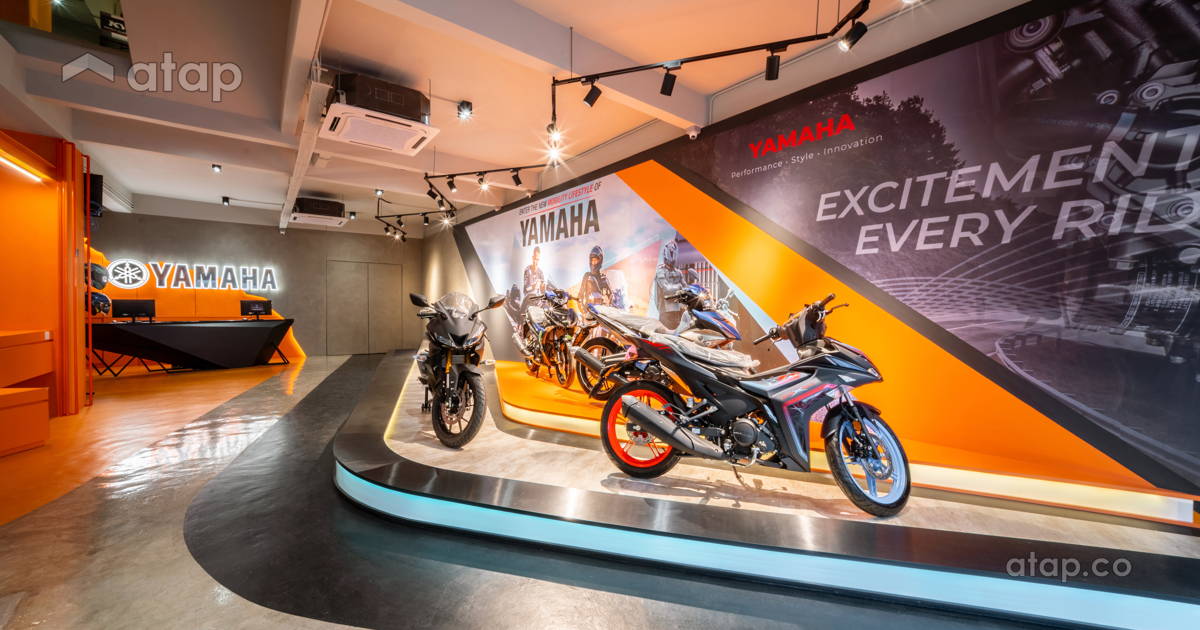 YAMAHA SHOWROOM SHS || LUSCIOUS LOFT interior design renovation ideas ...