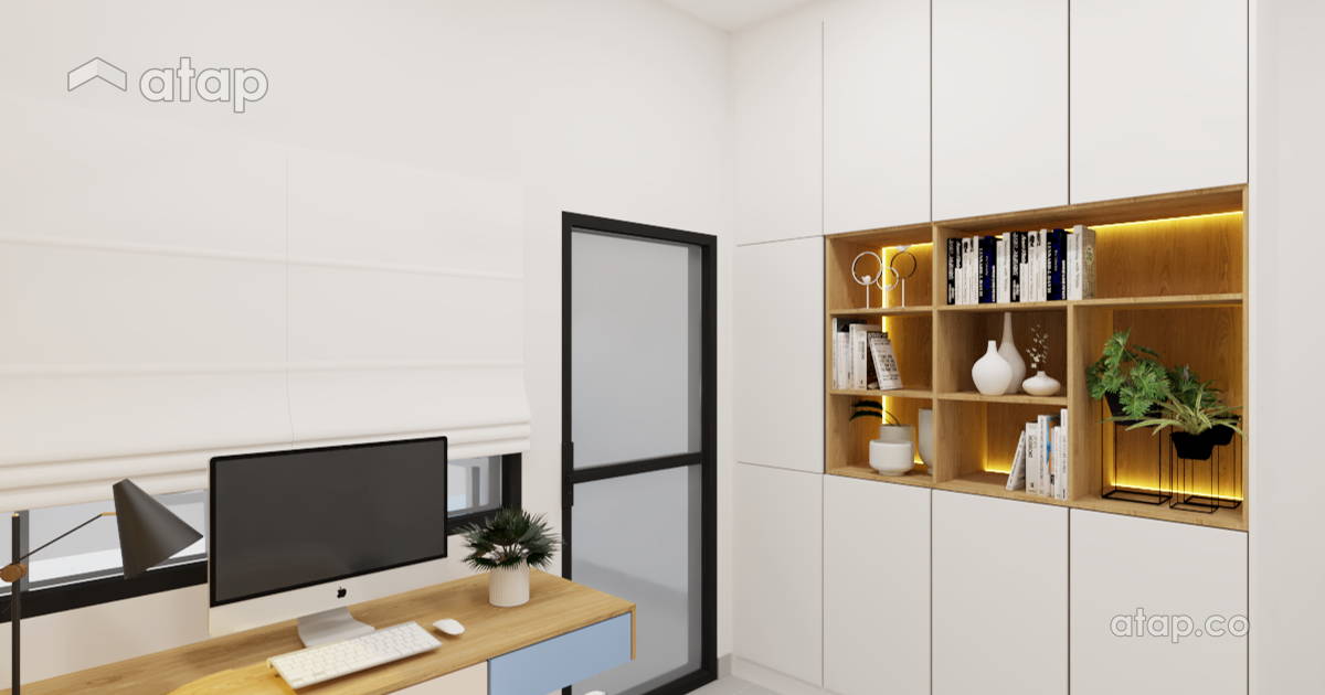 Modern Zen Study Room semi-detached design ideas & photos Malaysia ...