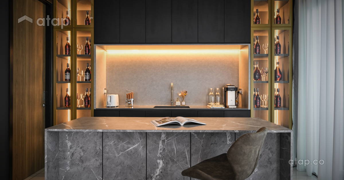 Modern Kitchen semi-detached design ideas & photos Malaysia | Atap.co