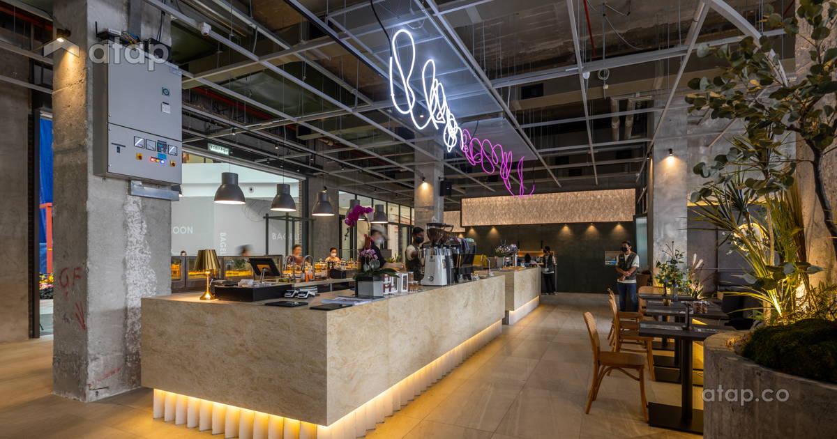 Minimalistic Rustic F&B shopping mall design ideas & photos Malaysia ...