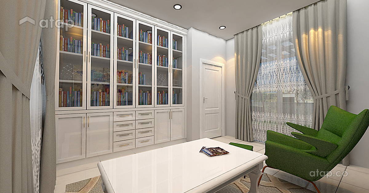 Modern Study Room apartment design ideas & photos Malaysia | Atap.co