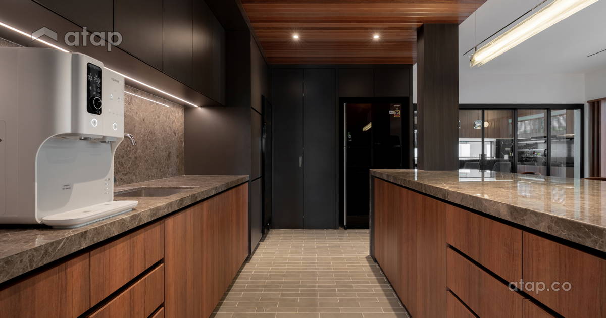 Minimalistic Modern Kitchen semi-detached design ideas & photos ...