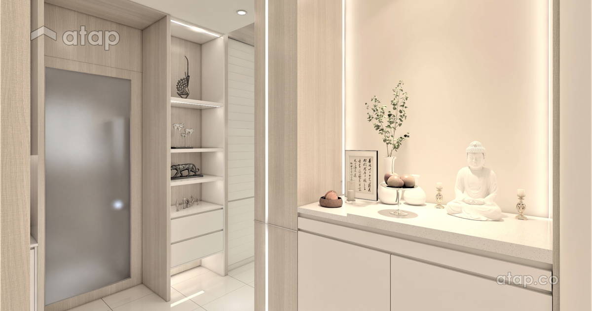 Minimalistic Modern Foyer Kitchen condominium design ideas & photos ...