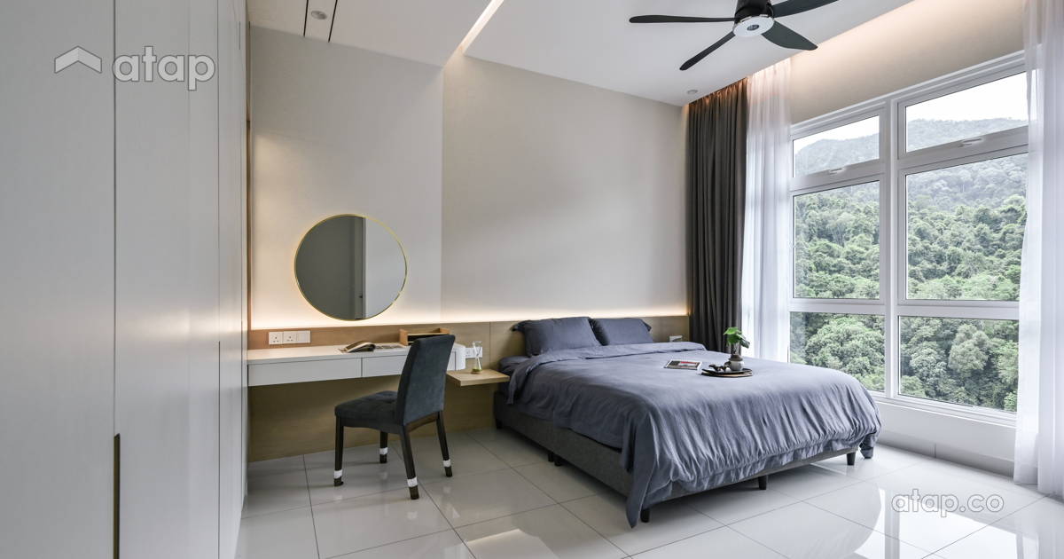 Scandinavian Zen Bedroom condominium design ideas & photos Malaysia ...