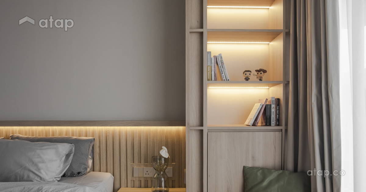 Zen Bedroom condominium design ideas & photos Malaysia | Atap.co
