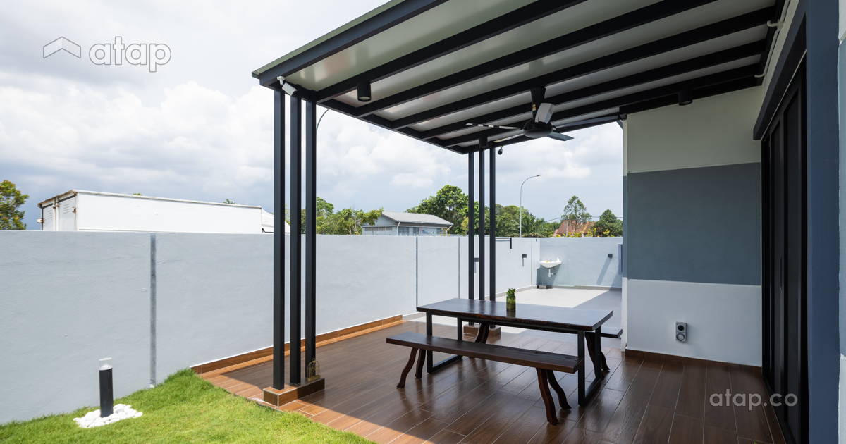 Contemporary Garden terrace design ideas & photos Malaysia | Atap.co