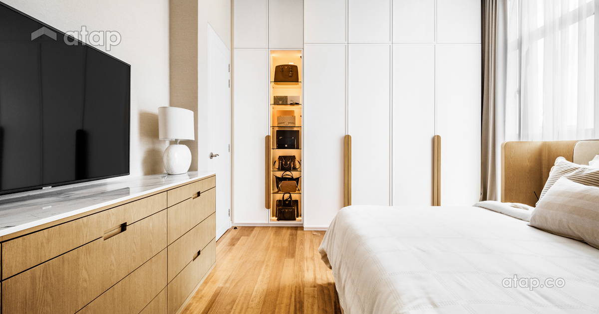 Modern Scandinavian Bedroom condominium design ideas & photos Malaysia ...