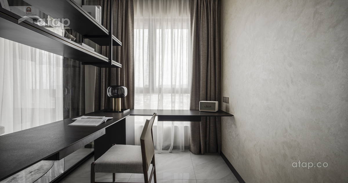 Contemporary Modern Study Room condominium design ideas & photos ...