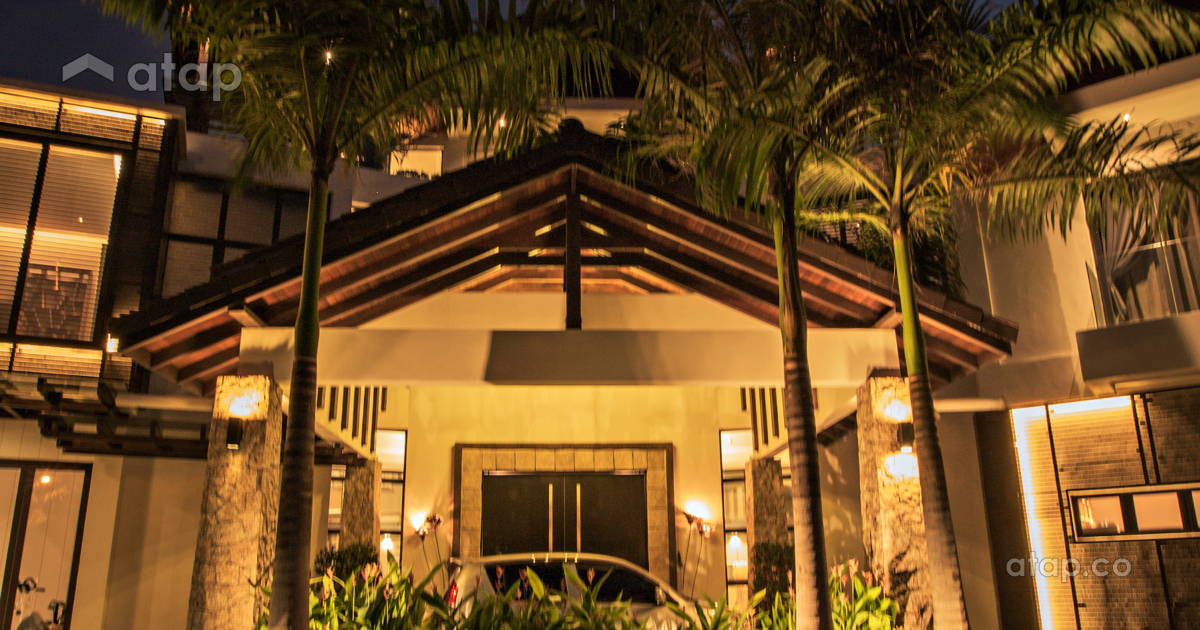 Asian Exterior bungalow design ideas & photos Malaysia | Atap.co