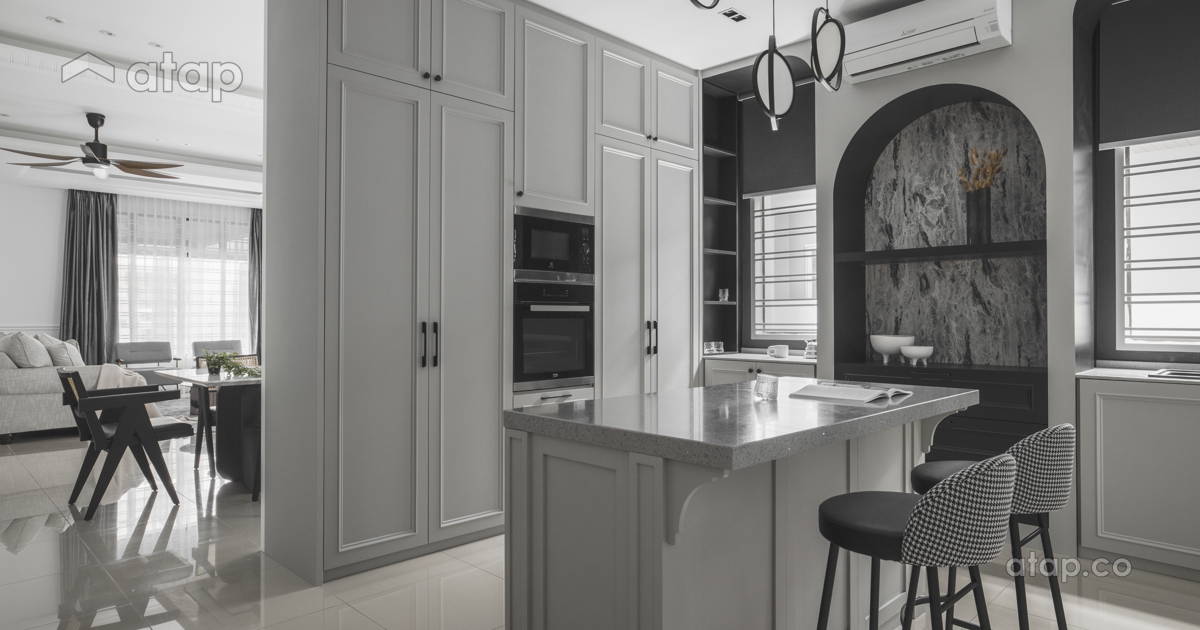 Classic Modern Kitchen semi-detached design ideas & photos Malaysia ...