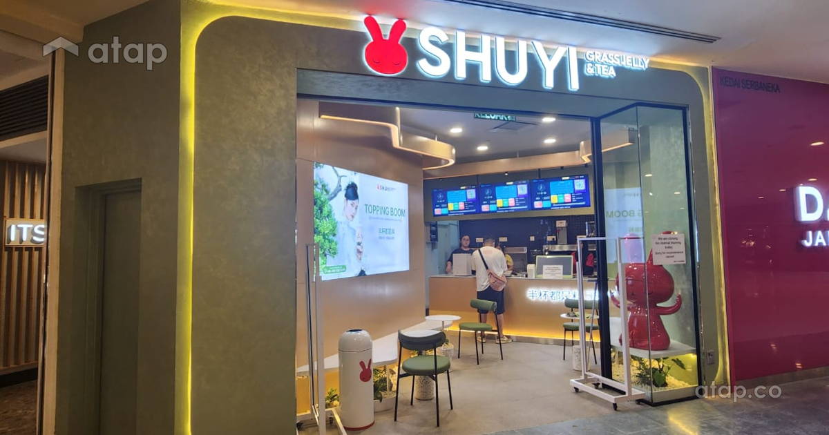 ShuYi Grass Jelly & Tea, Sunway Pyramid interior design renovation ...