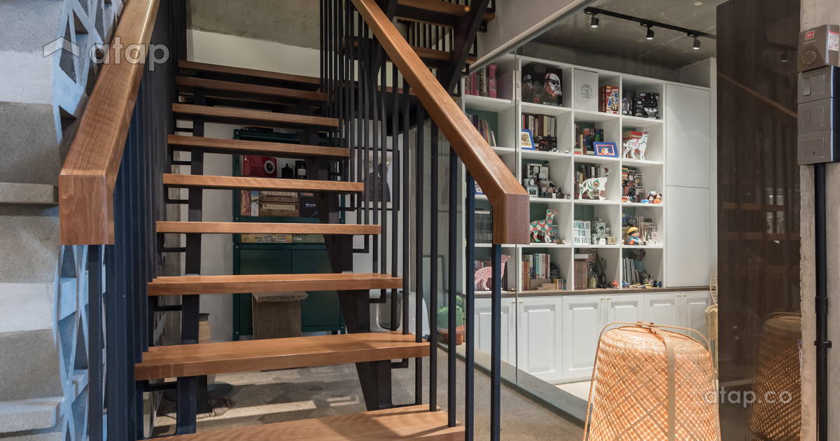 Industrial Rustic terrace design ideas & photos Malaysia | Atap.co