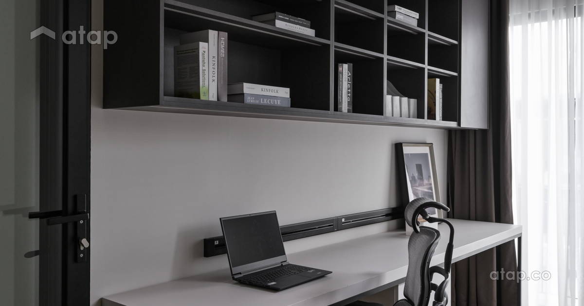 Contemporary Modern Study Room semi-detached design ideas & photos ...