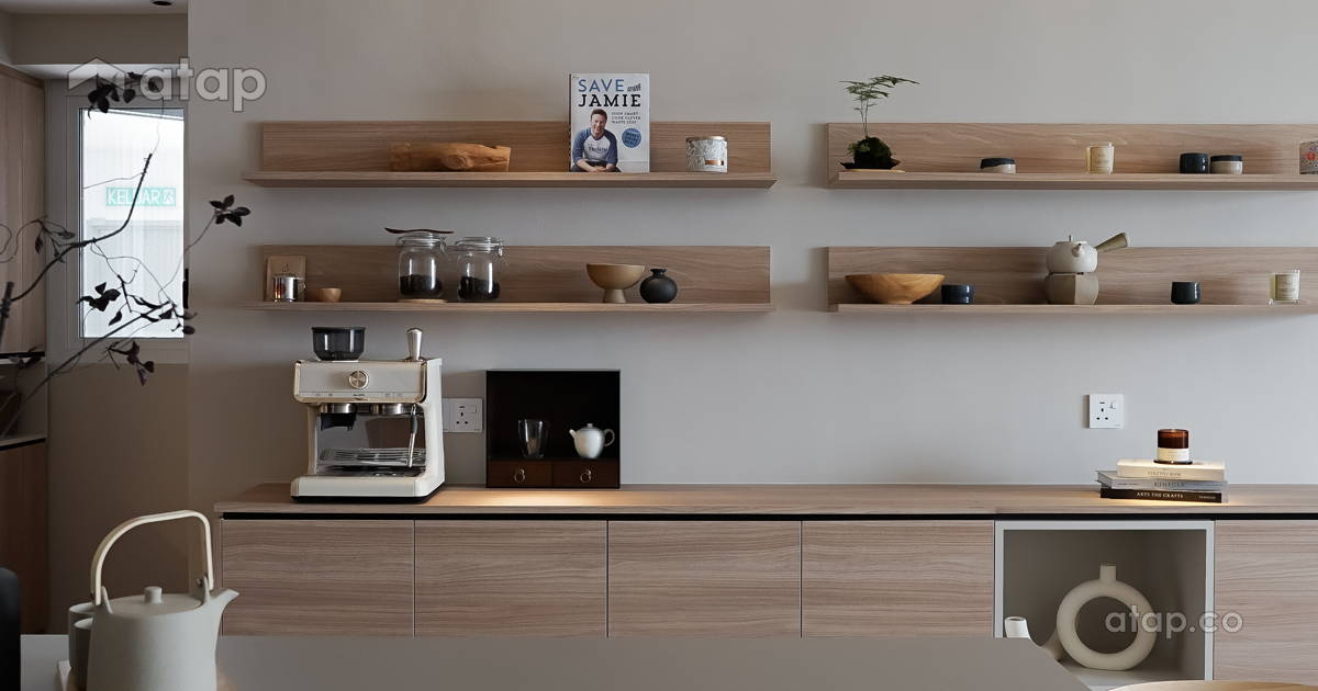 Scandinavian Zen Dining Room condominium design ideas & photos Malaysia ...