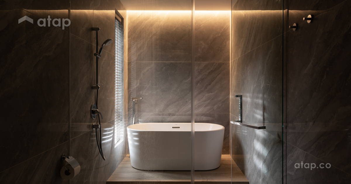 Modern Bathroom terrace design ideas & photos Malaysia | Atap.co