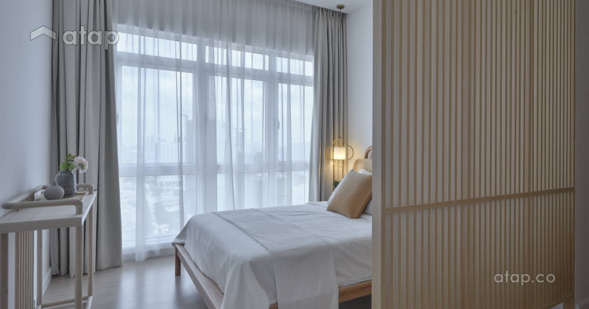Minimalistic Zen Bedroom condominium design ideas & photos Malaysia ...