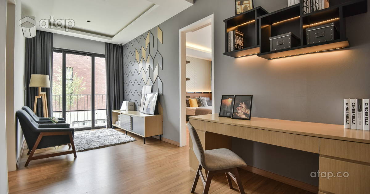 Contemporary Study Room terrace design ideas & photos Malaysia | Atap.co
