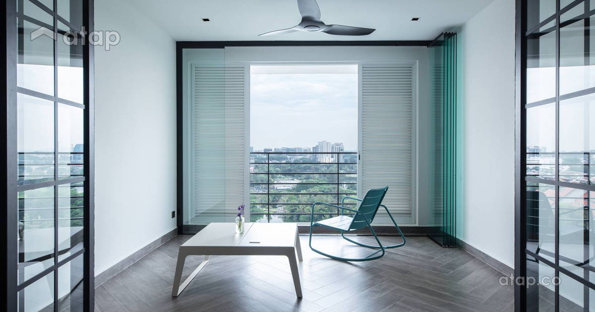 Minimalistic Modern Balcony condominium design ideas & photos Malaysia ...
