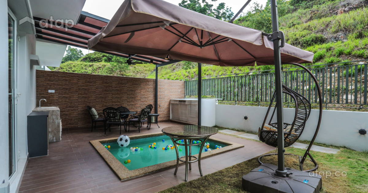 Contemporary Modern Garden terrace design ideas & photos Malaysia | Atap.co