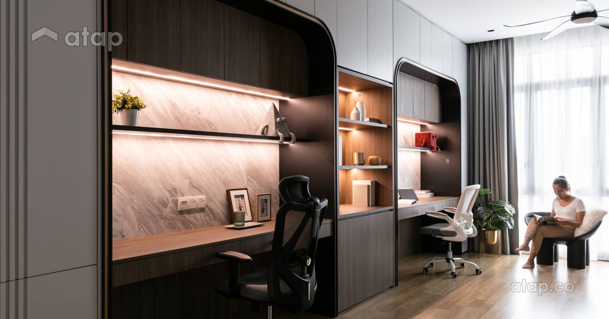 Contemporary Modern Study Room bungalow design ideas & photos Malaysia ...