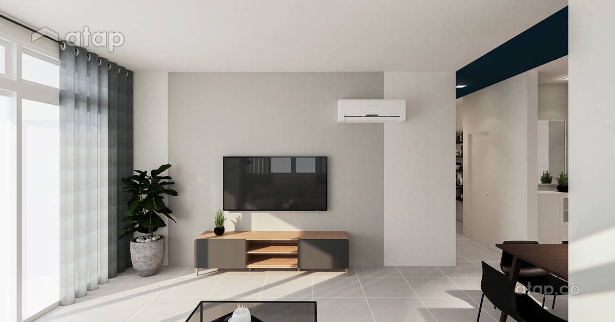 Minimalistic Scandinavian Foyer Living Room apartment design ideas ...