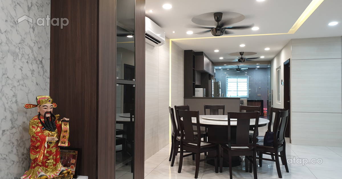 Asian Dining Room terrace design ideas & photos Malaysia | Atap.co