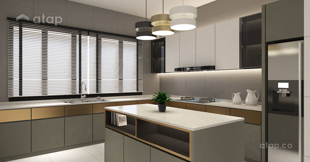 Contemporary Modern Kitchen bungalow design ideas & photos Malaysia ...