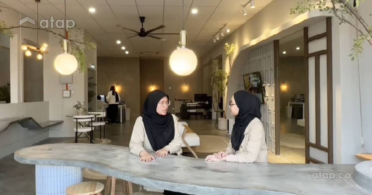 Industrial Office shophouse design ideas & photos Malaysia | Atap.co