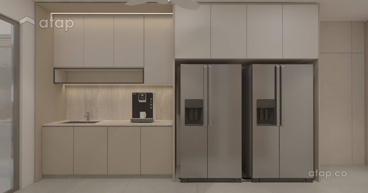 Modern Zen Kitchen semi-detached design ideas & photos Malaysia | Atap.co