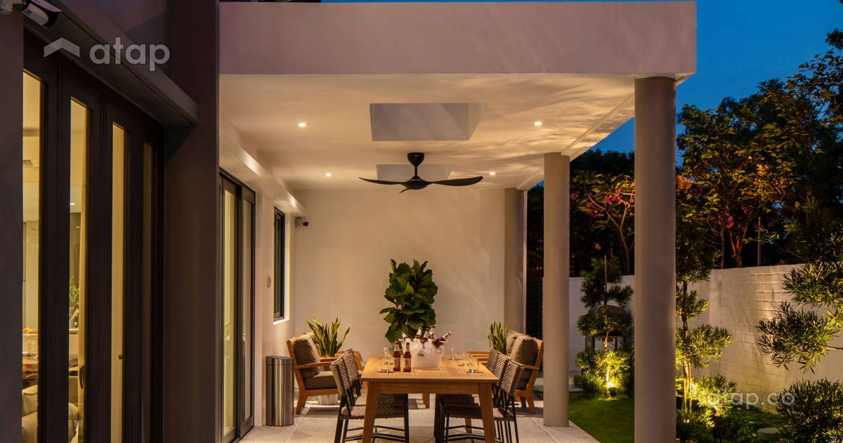 Contemporary Modern Exterior Garden terrace design ideas & photos ...