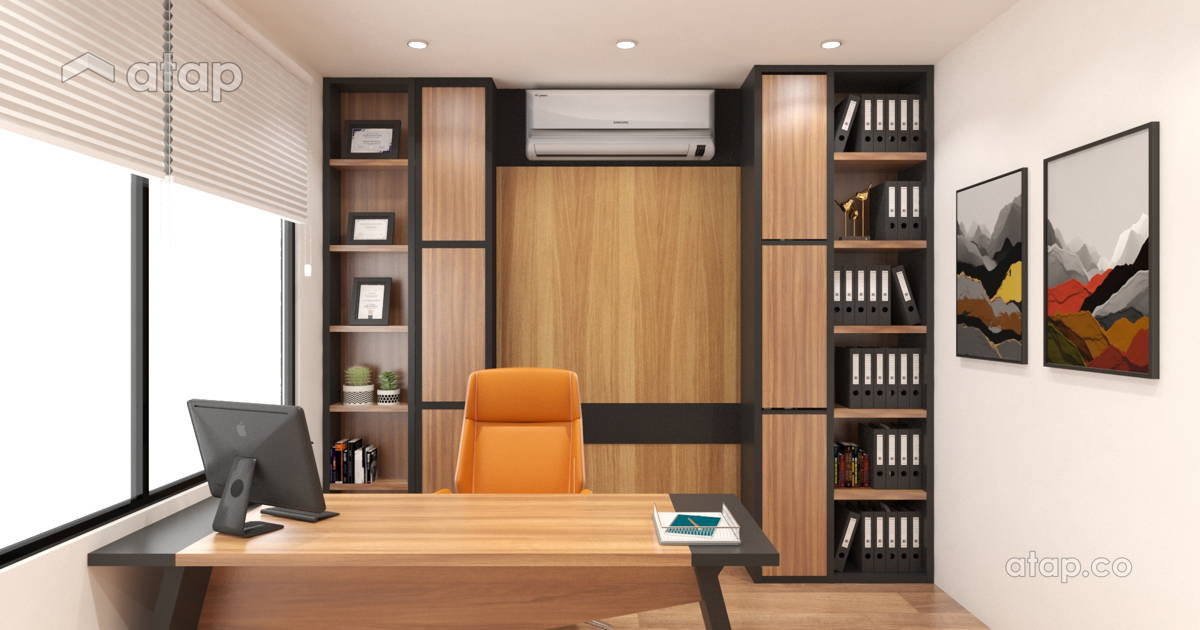 Modern Office shophouse design ideas & photos Malaysia | Atap.co
