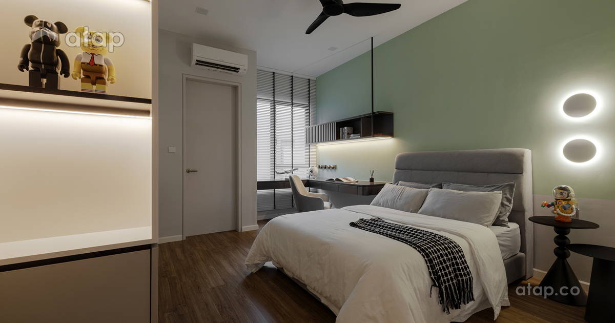 Minimalistic Scandinavian Bedroom Kids semi-detached design ideas ...