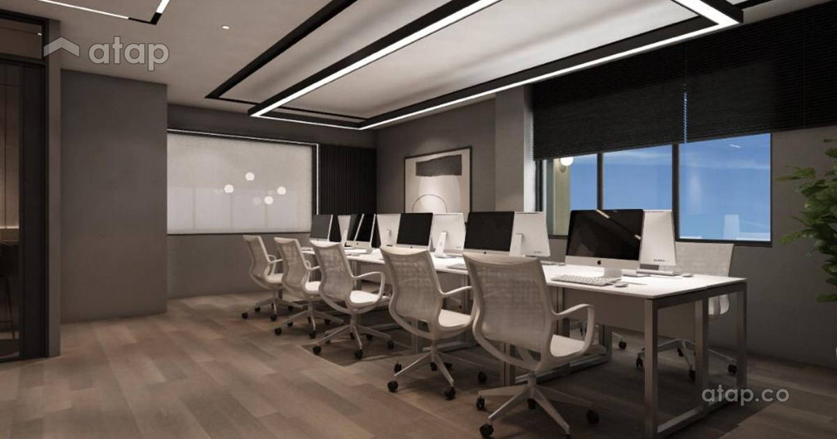 Modern Office shophouse design ideas & photos Malaysia | Atap.co