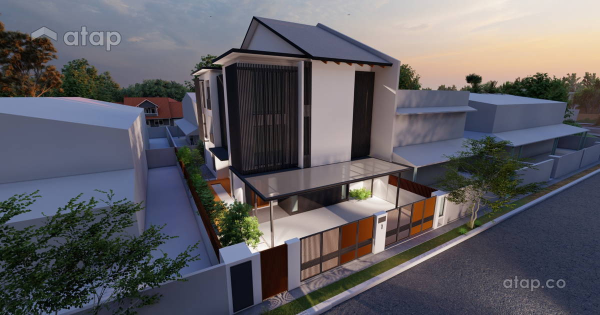 3-Storey Semi-D House, Subang, Design and Build architectural ...