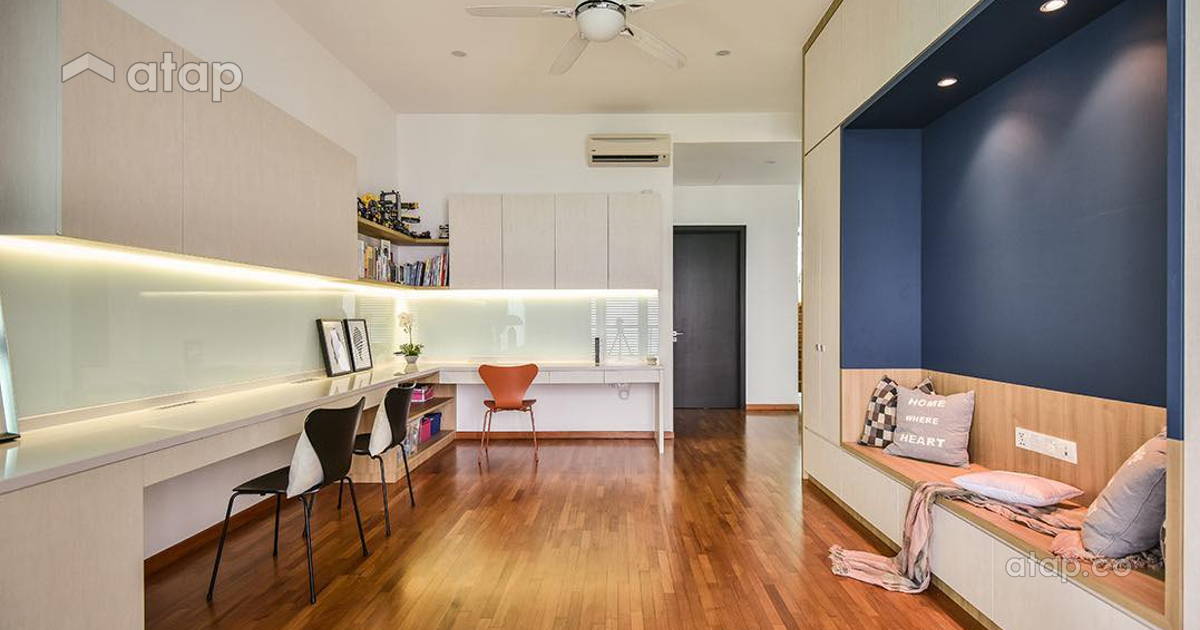 Modern Study Room condominium design ideas & photos Malaysia | Atap.co