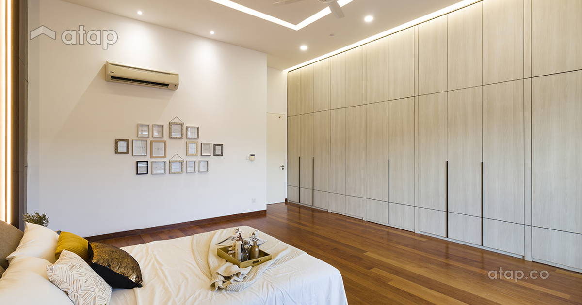 Vintage Zen Bedroom semi-detached design ideas & photos Malaysia | Atap.co