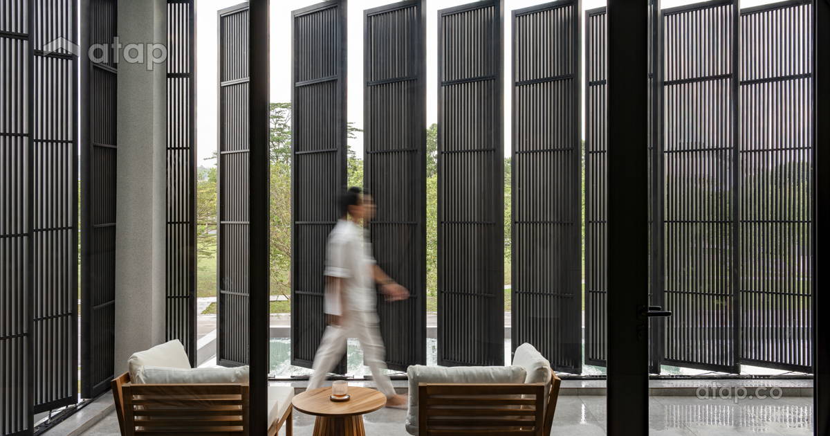 Minimalistic Modern Balcony semi-detached design ideas & photos ...