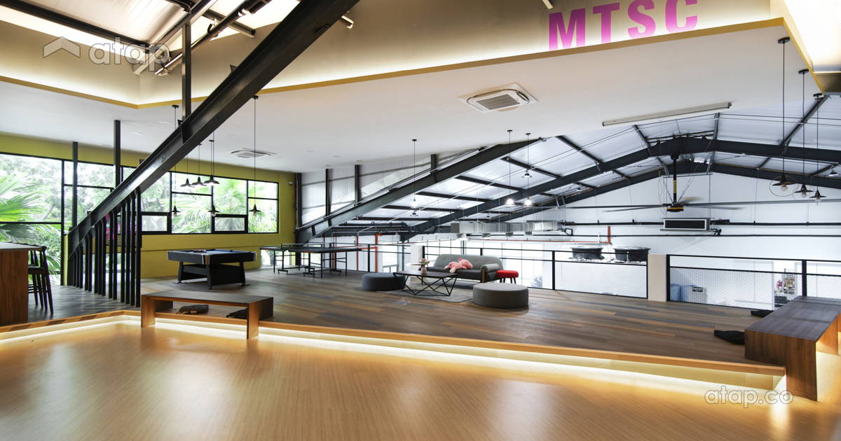 Industrial Office shophouse design ideas & photos Malaysia | Atap.co
