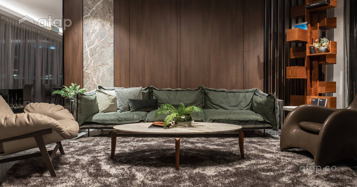 Contemporary Modern Living Room Retail shophouse design ideas & photos ...