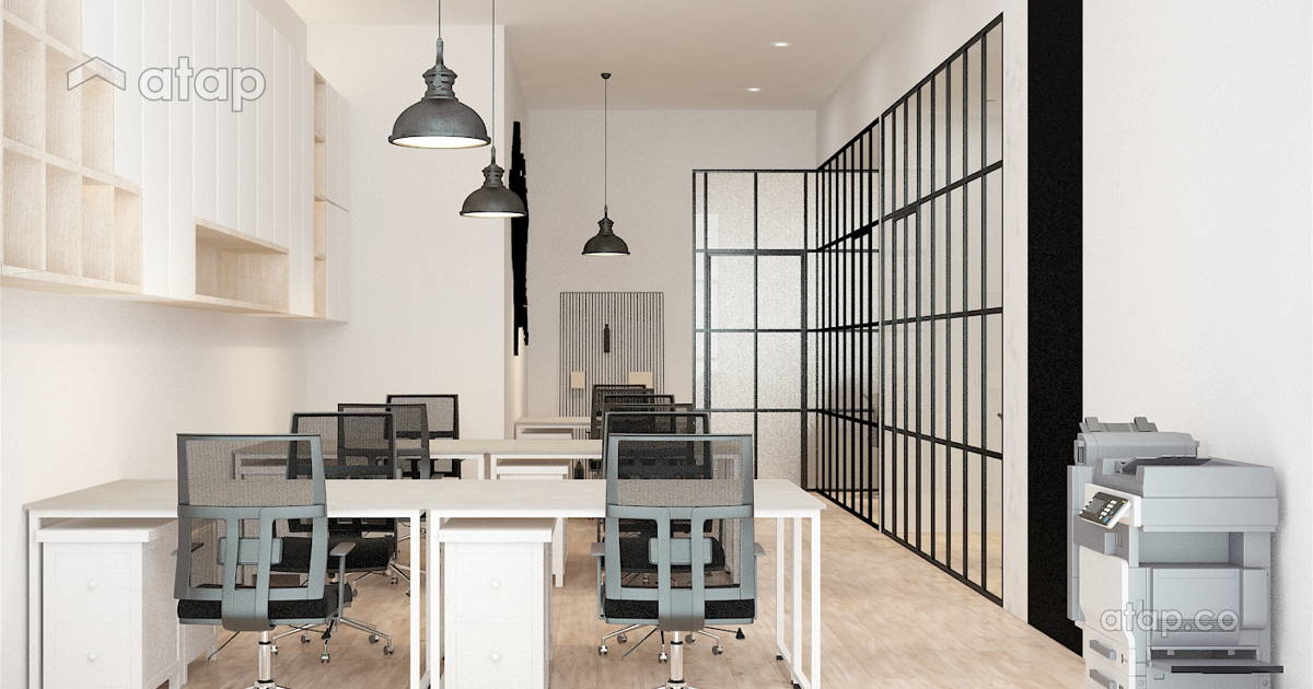 Modern Office shophouse design ideas & photos Malaysia | Atap.co