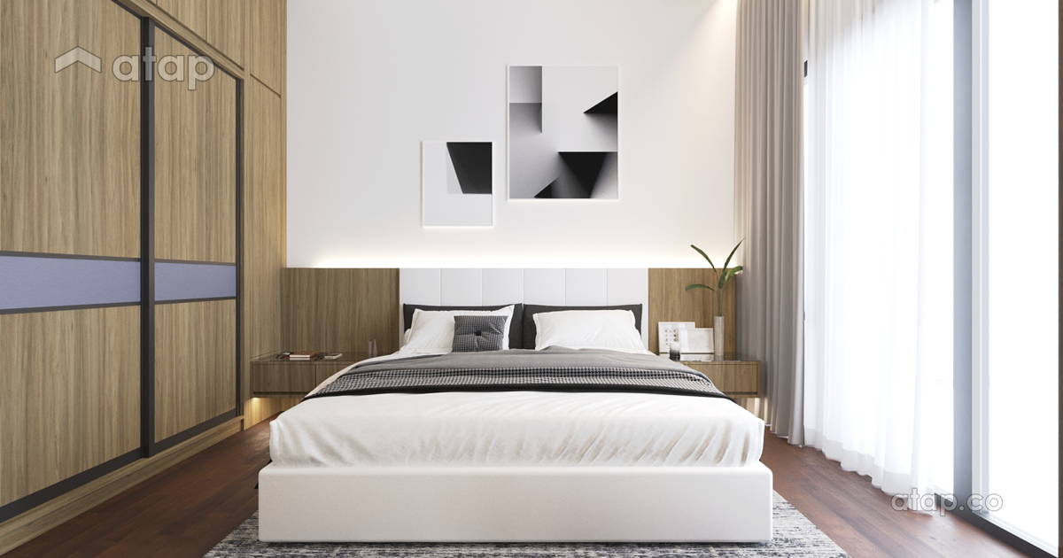 Scandinavian Vintage Bedroom terrace design ideas & photos Malaysia ...