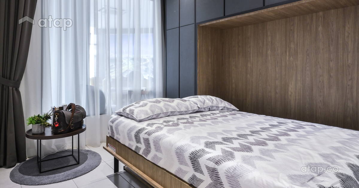 Contemporary Bedroom condominium design ideas & photos Malaysia | Atap.co